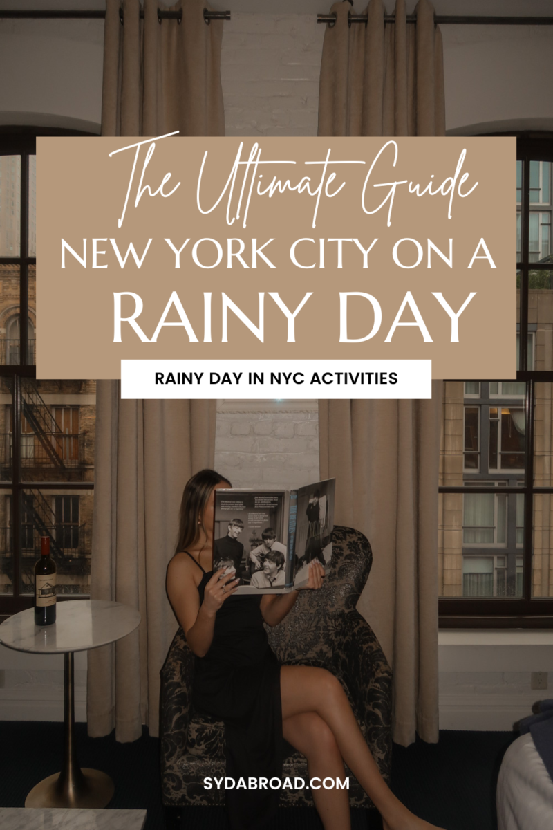 26 New York City Indoor Attractions for a Rainy Day in NYC | Syd Abroad